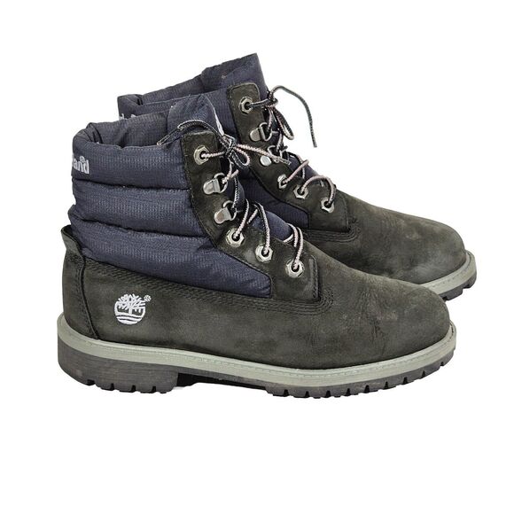 Timberland | Shoes | Timberland 65 Puffer Boots Mens Boys Size 6 Black ...
